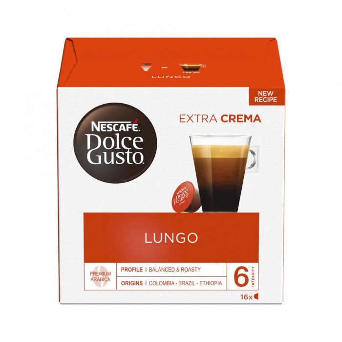 Капсулы Nescafe Dolce Gusto Lungo (16шт). – PIC.MD